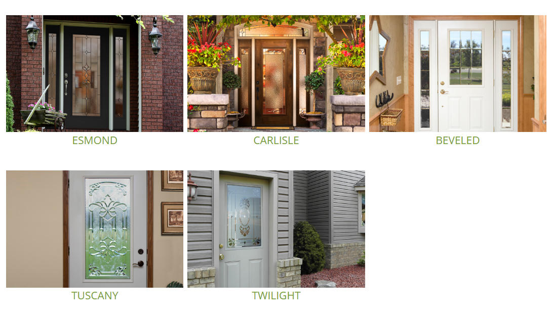 Decorative Glass Door Options - Stockmohr